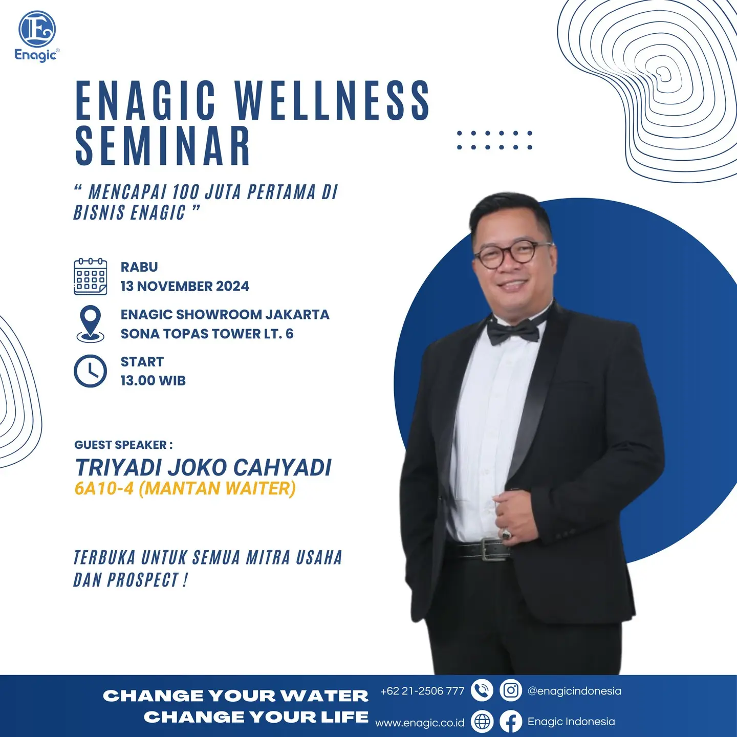 Wellness Seminar Jakarta 13 Nov 2024 - Enagic Indonesia