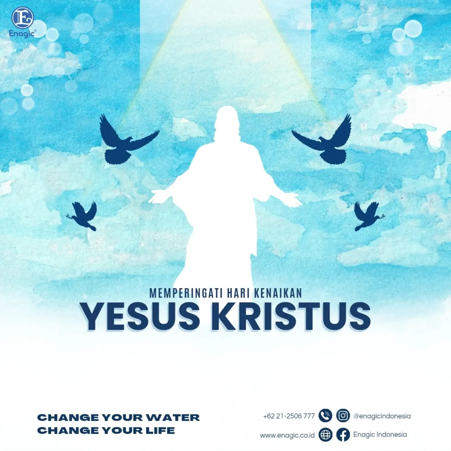 Pemberitahuan Libur Kenaikan Yesus Kristus 2025 - Enagic Indonesia